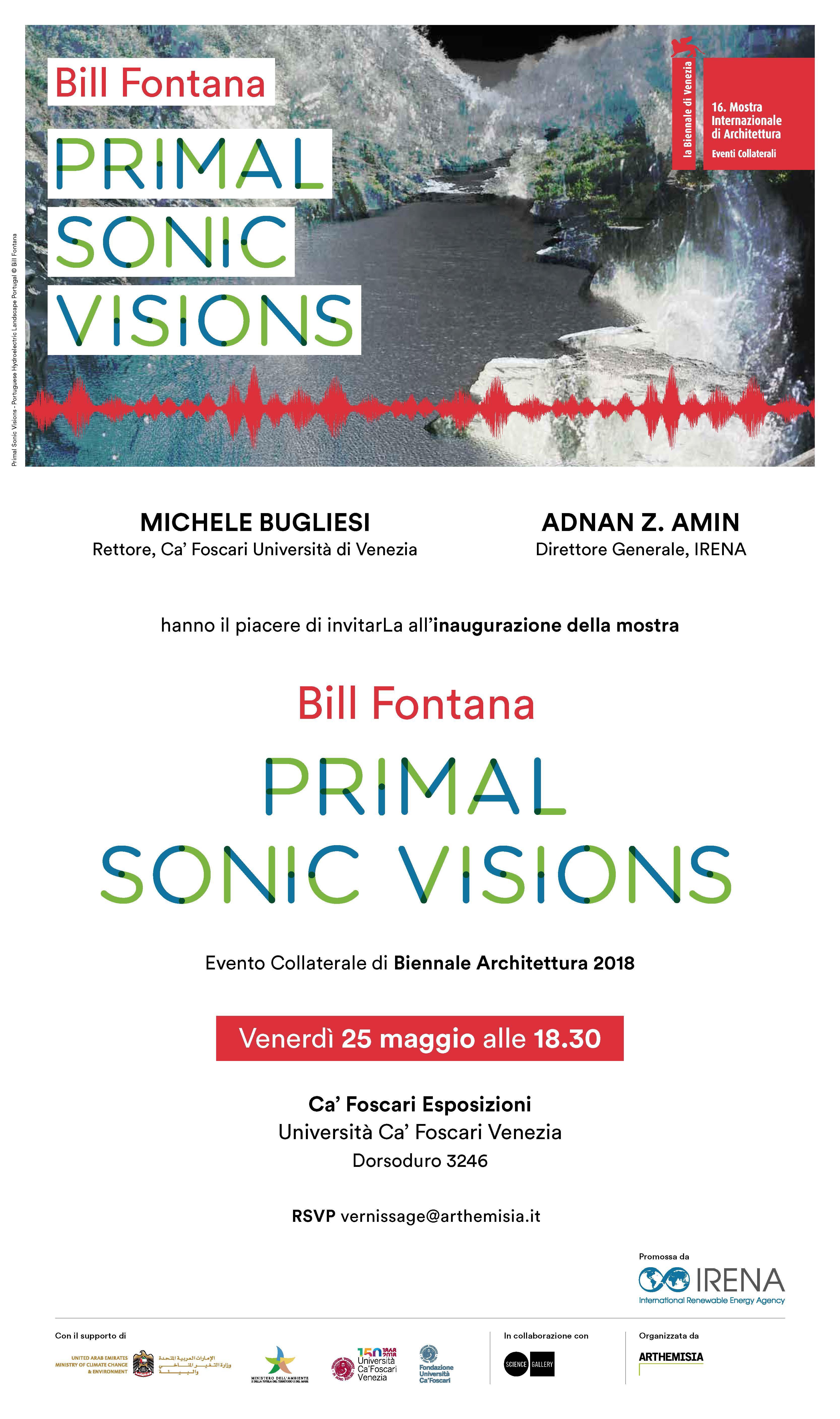 Mostra Primal Sonic Visions di Bill Fontana - Venezia - Cose di Casa