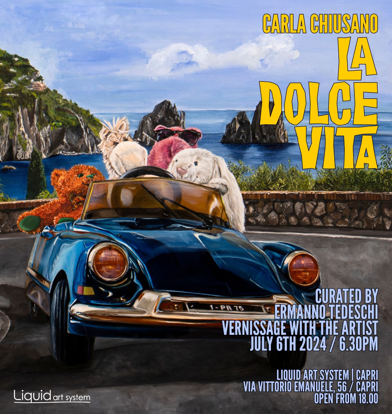 Mostra “La Dolce Vita” di Carla Chiusano - Capri - Cose di Casa