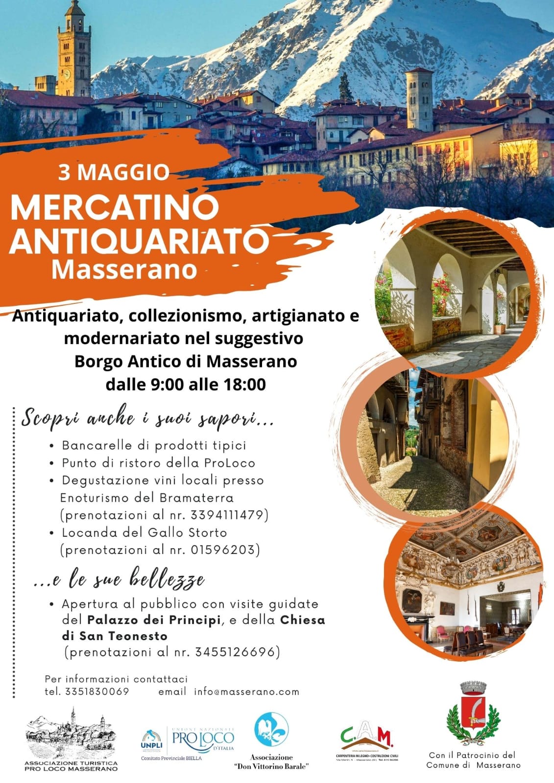 Mercatino antiquariato e usato di Masserano, "Il Mercatino di Antiquariato di Masserano", Borgo ...