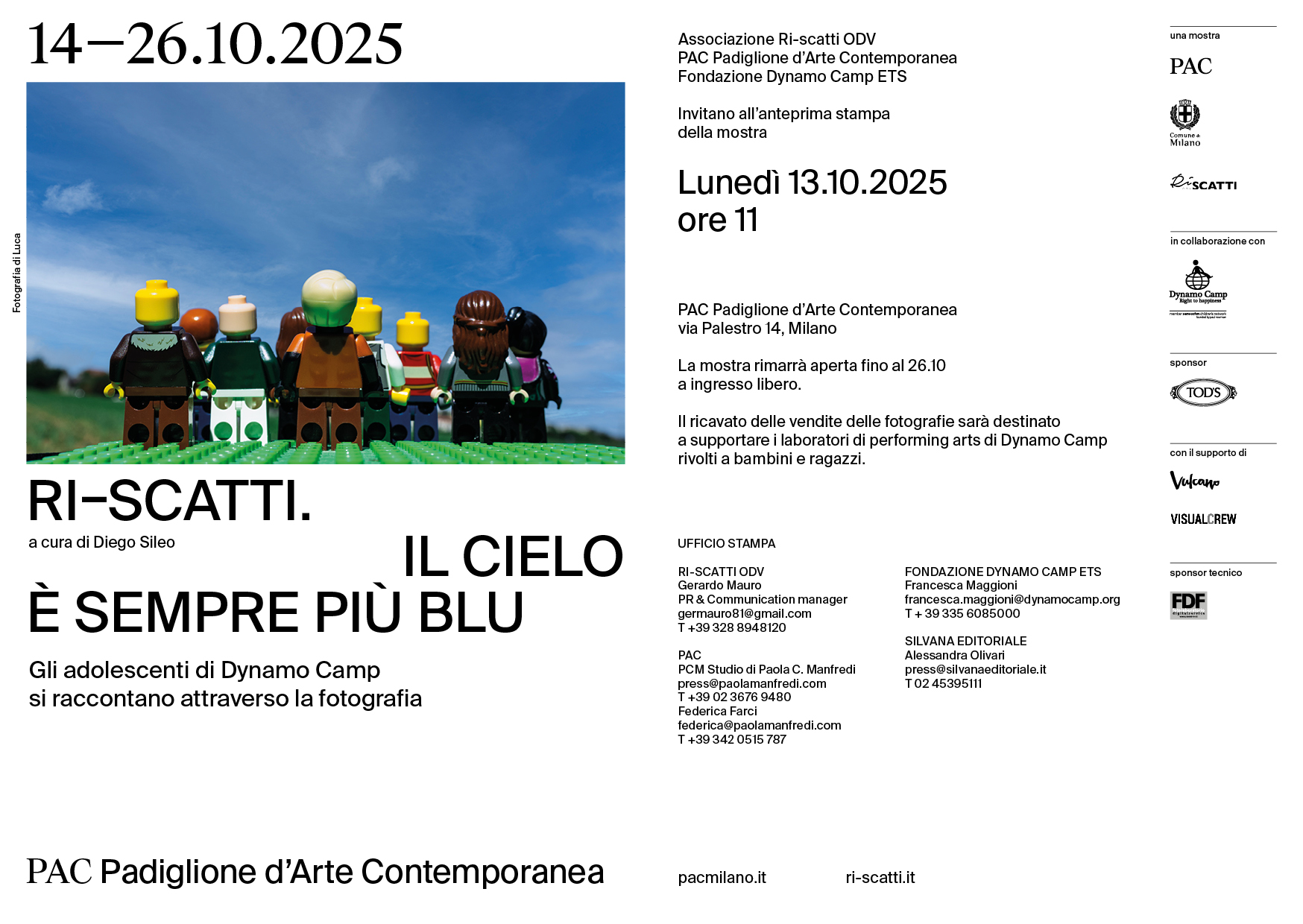 Mostra RI-SCATTI. Il cielo è sempre più blu - Milano - Cose di Casa